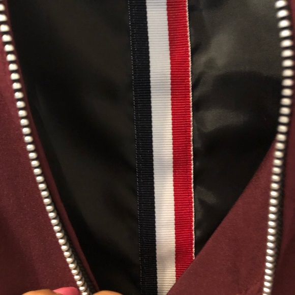 Newport | Jackets & Coats | Mens Maroon Bomber Lightweight Coat Xl ...